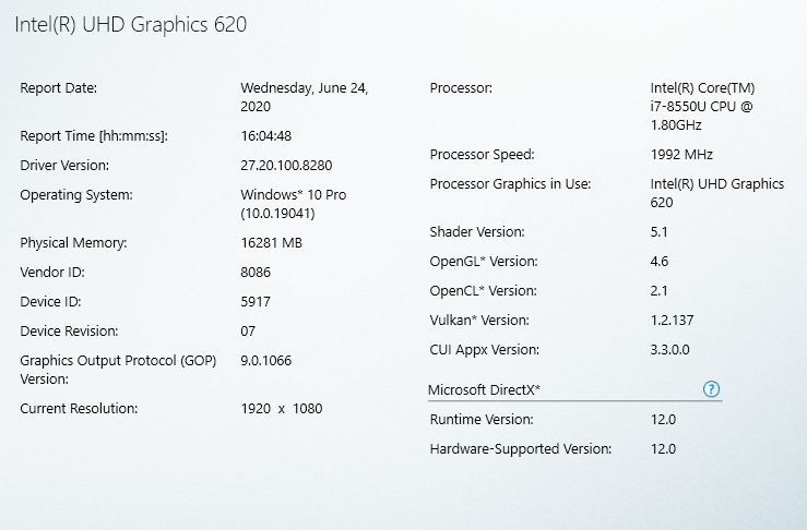 UHD 620 Dual Monitor USB-C issue - Intel Community
