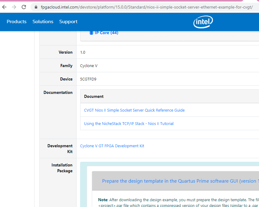 Re: Re:NIOS on cyclone V GT device - Intel Community