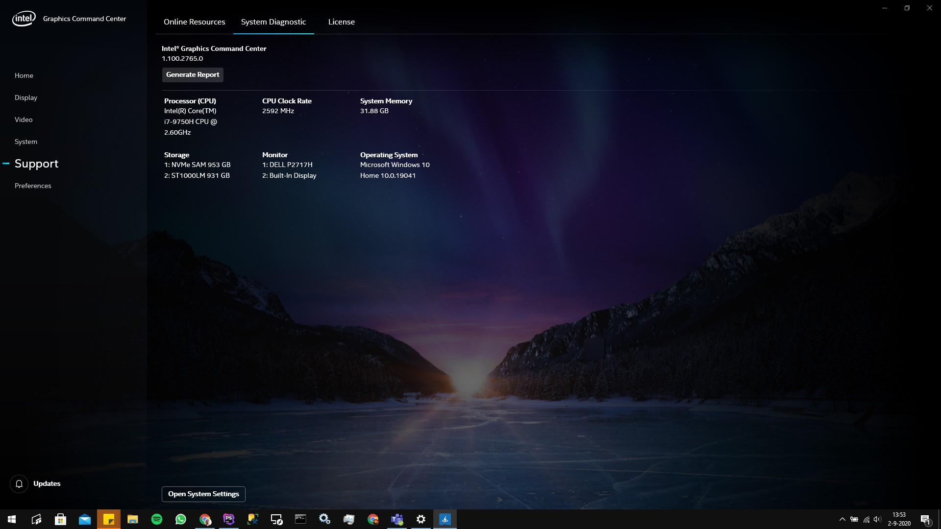 [intel graphics command center]problem of disabling keyboard shortcuts ...