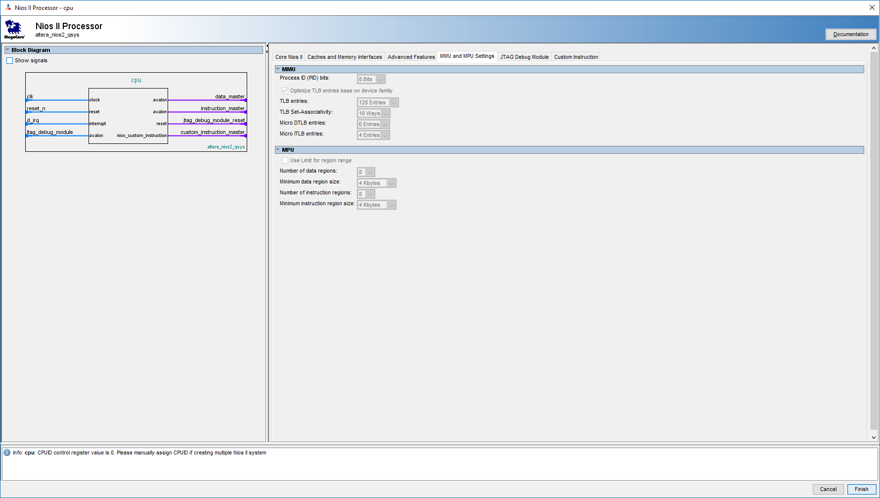 Issues retrieving services for Cyclone II in system console - Intel ...