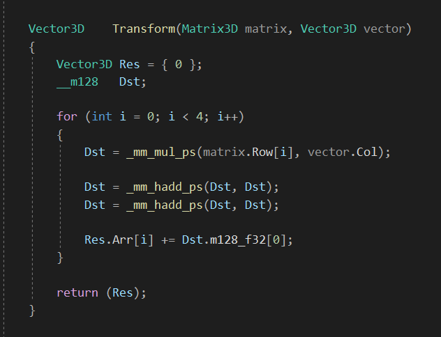 Solved: 3D transformations - matrix multiplication - Intel Community