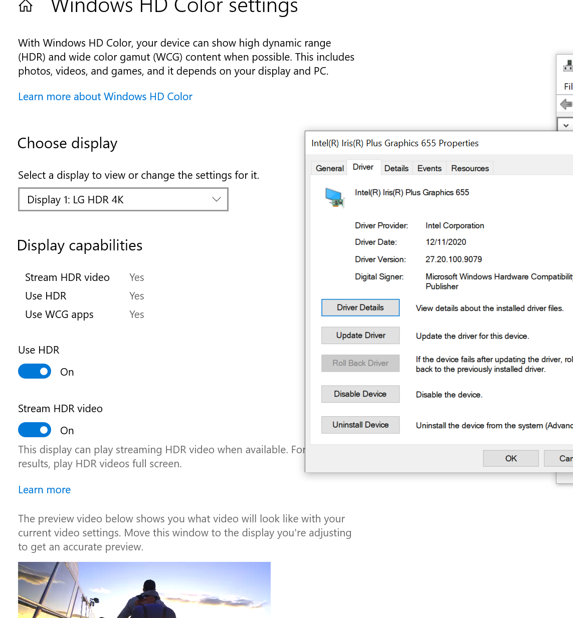 Solved: Immediate crash to BSOD - set display to HDR with new driver ...