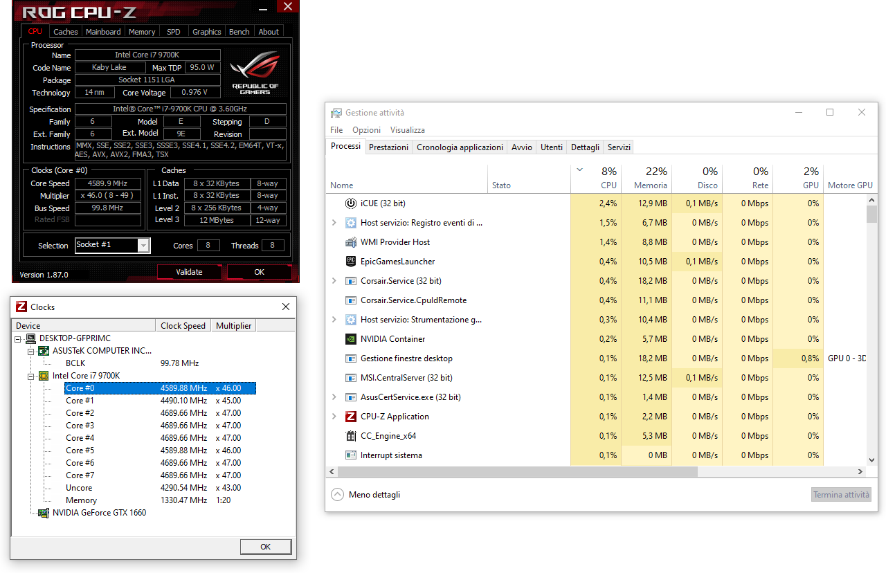 Problem with my i7-9700k - Intel Community
