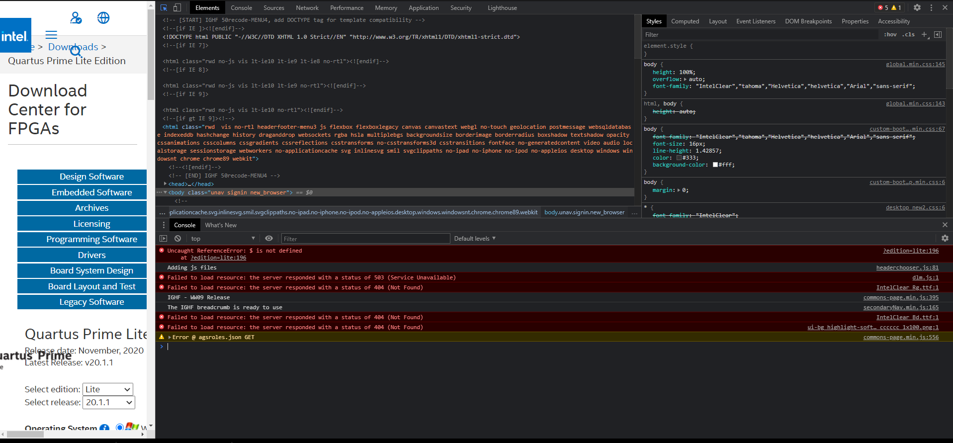 Solved: Cannot download Quartus Prime - Intel Community