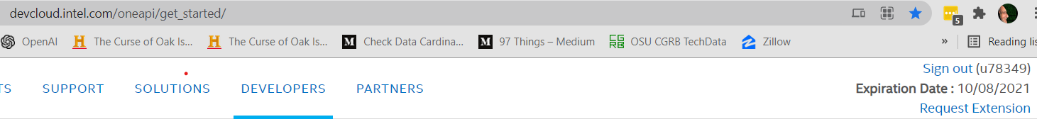 Accessing jupyter.oneapi.devcloud.intel.com as blue badge - Intel Communities