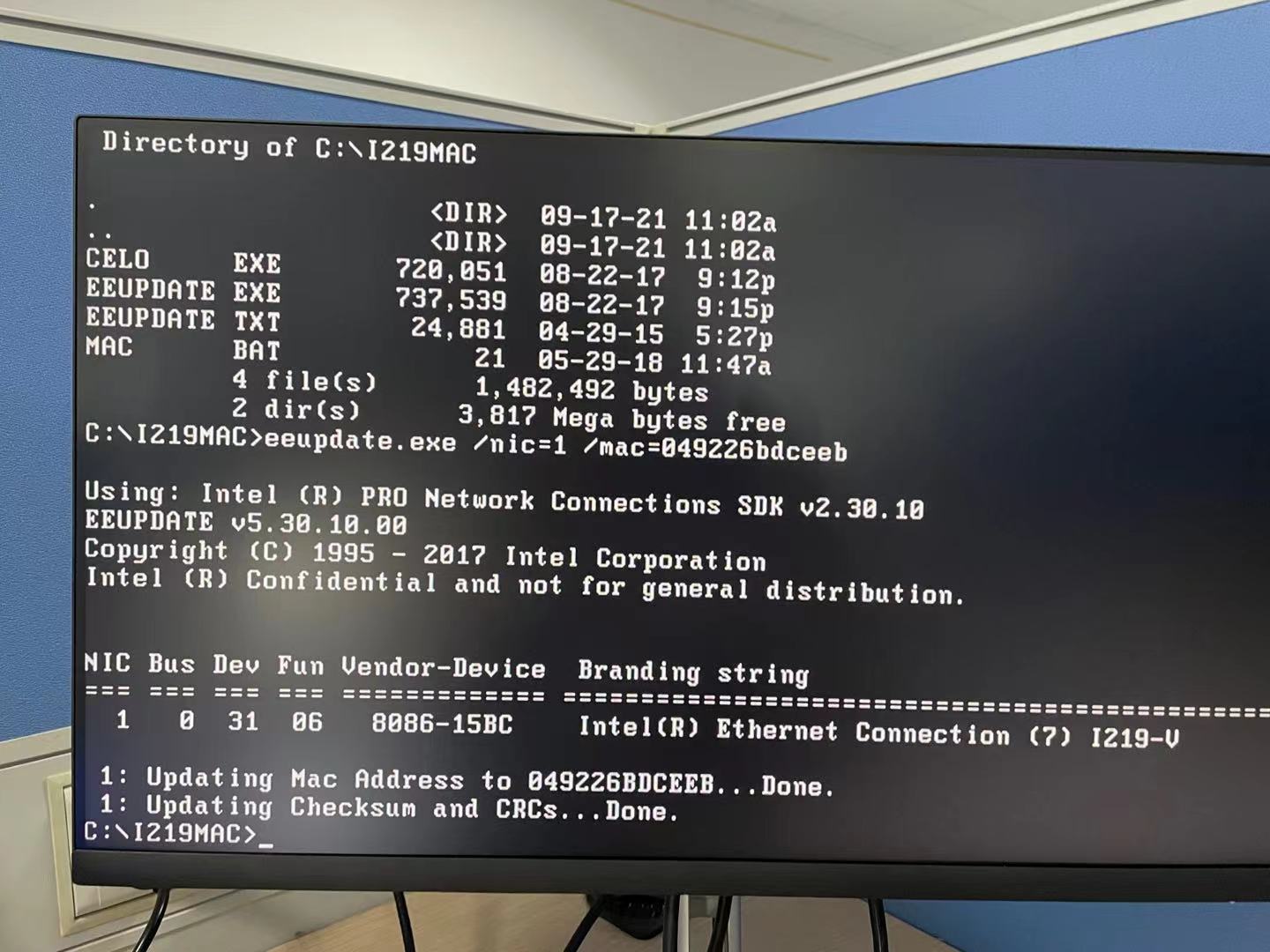 Intel I219-v NIC got same mac address 88:88:88:88:87:88 - Intel Community
