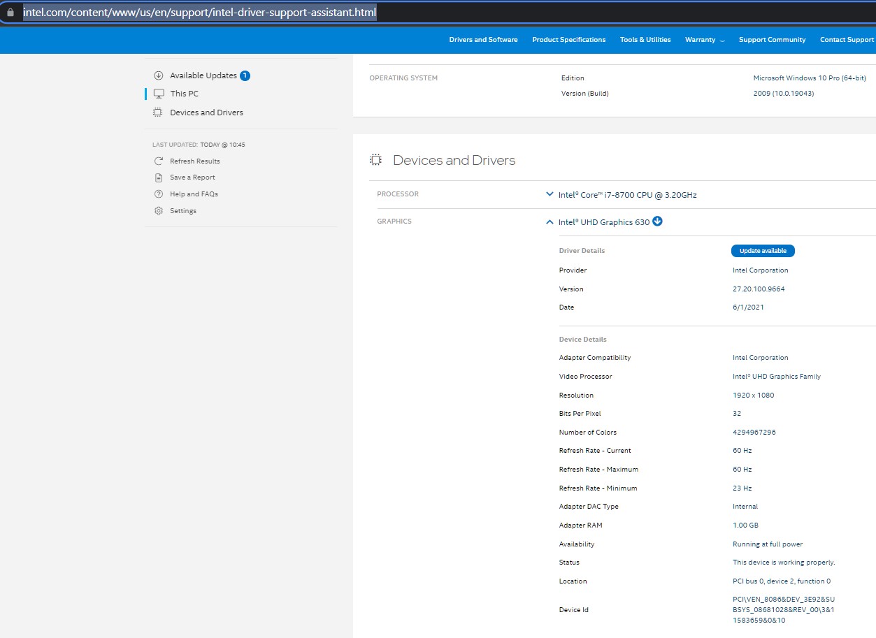 Solved: Intel Driver Support Assistant Keeps Prompting for Same Update ...