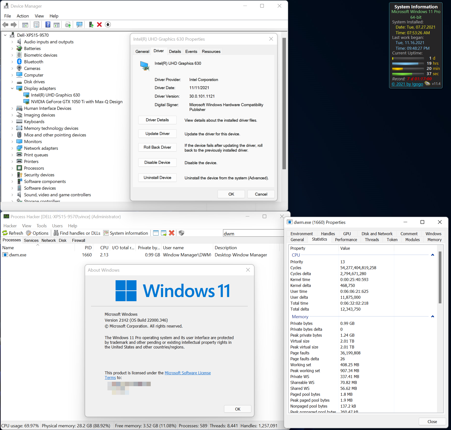 Intel Graphics UHD 630 Driver(s) causing random black screen issues or ...