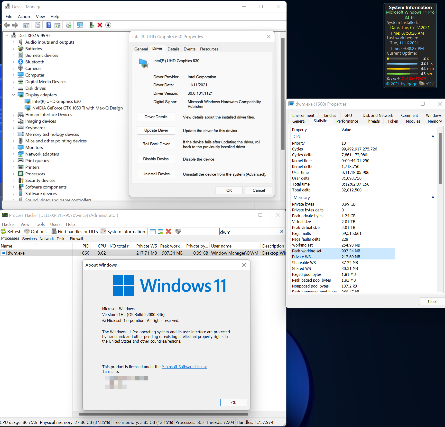 Intel Graphics UHD 630 Driver(s) causing random black screen issues or ...