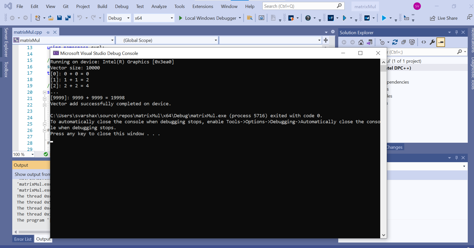 Opencl Error In Vector Add Buffer Code Intel Community