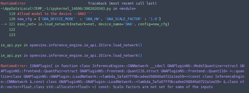 GNA plungin: Inferring an IR (multi-input LSTM) in mode 'GNA_HW' doesn ...