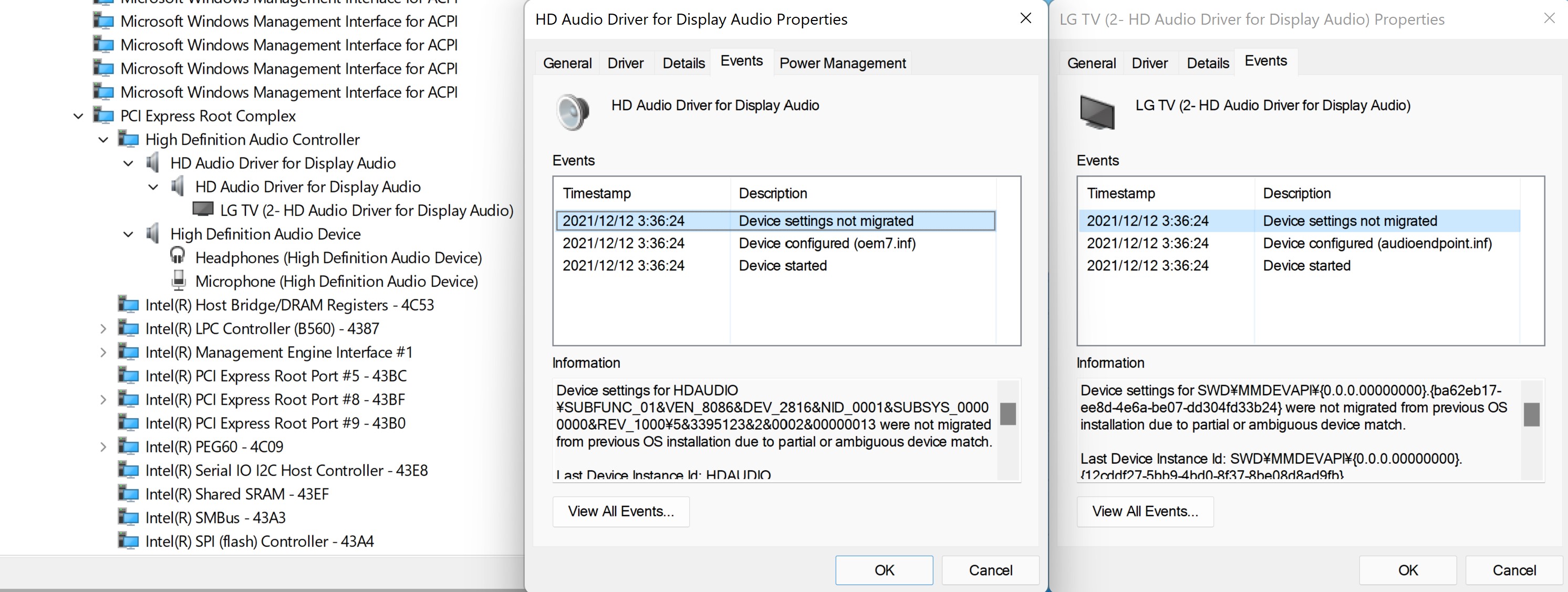 UHD 730 HDMI audio cutting out issue - Intel Community