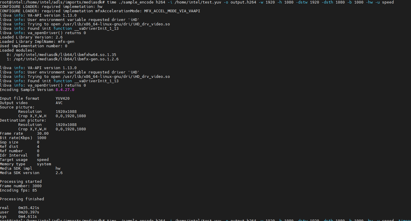 Alder Lake hang when running sample_encode & sample_decode at same time. - Intel Community