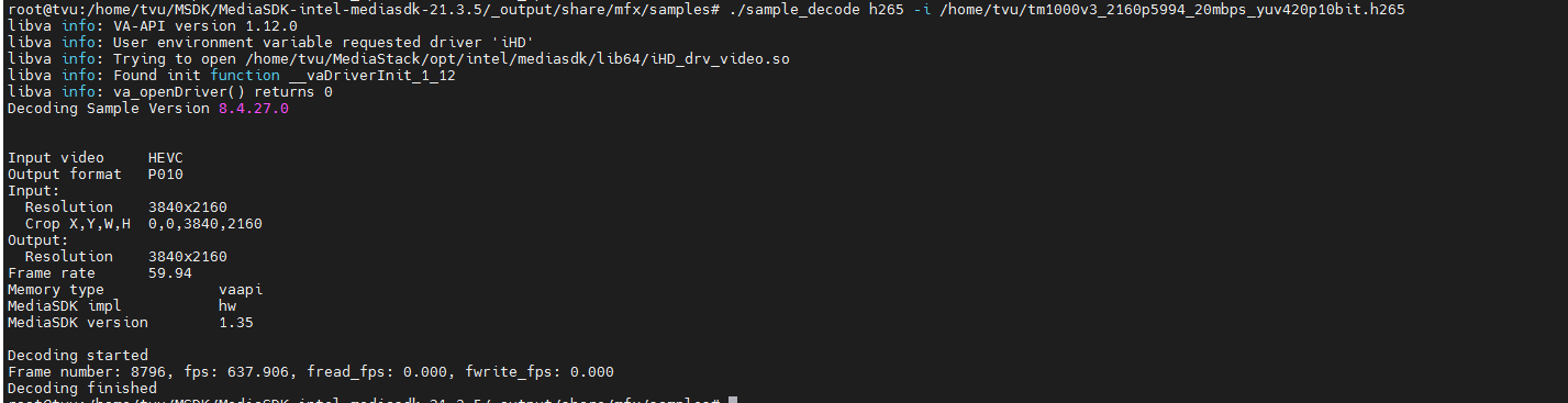 Alder Lake hang when running sample_encode & sample_decode at same time. - Intel Community