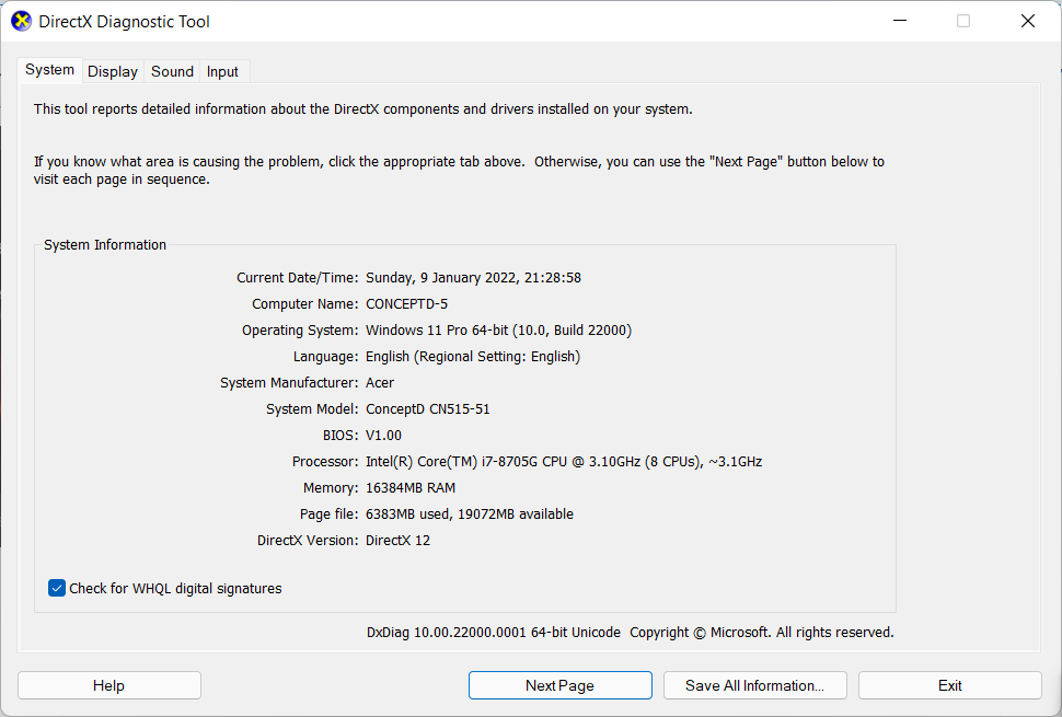 The latest Radeon RX Vega M driver from Intel can't be installed on my ...