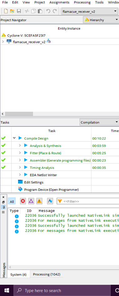 Trying to simulate FFT IP via Quartus Prime Lite Edition and ModelSim-Altera :( - Intel Community