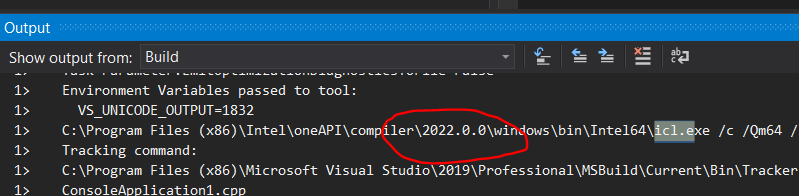 Solved: How to select the C++ Compiler Classic Version for one visual ...