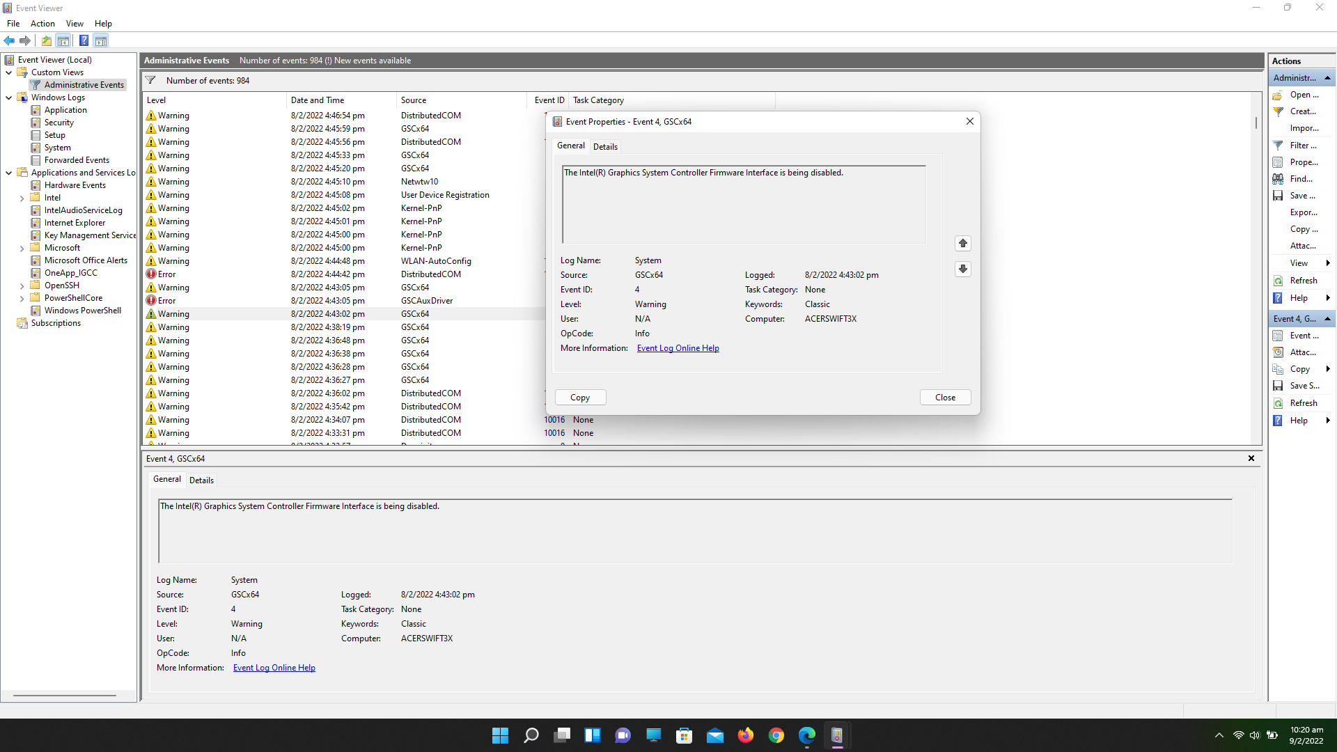 Intel Iris Xe Max Graphics Direct3D Acceleration not supported - Intel ...