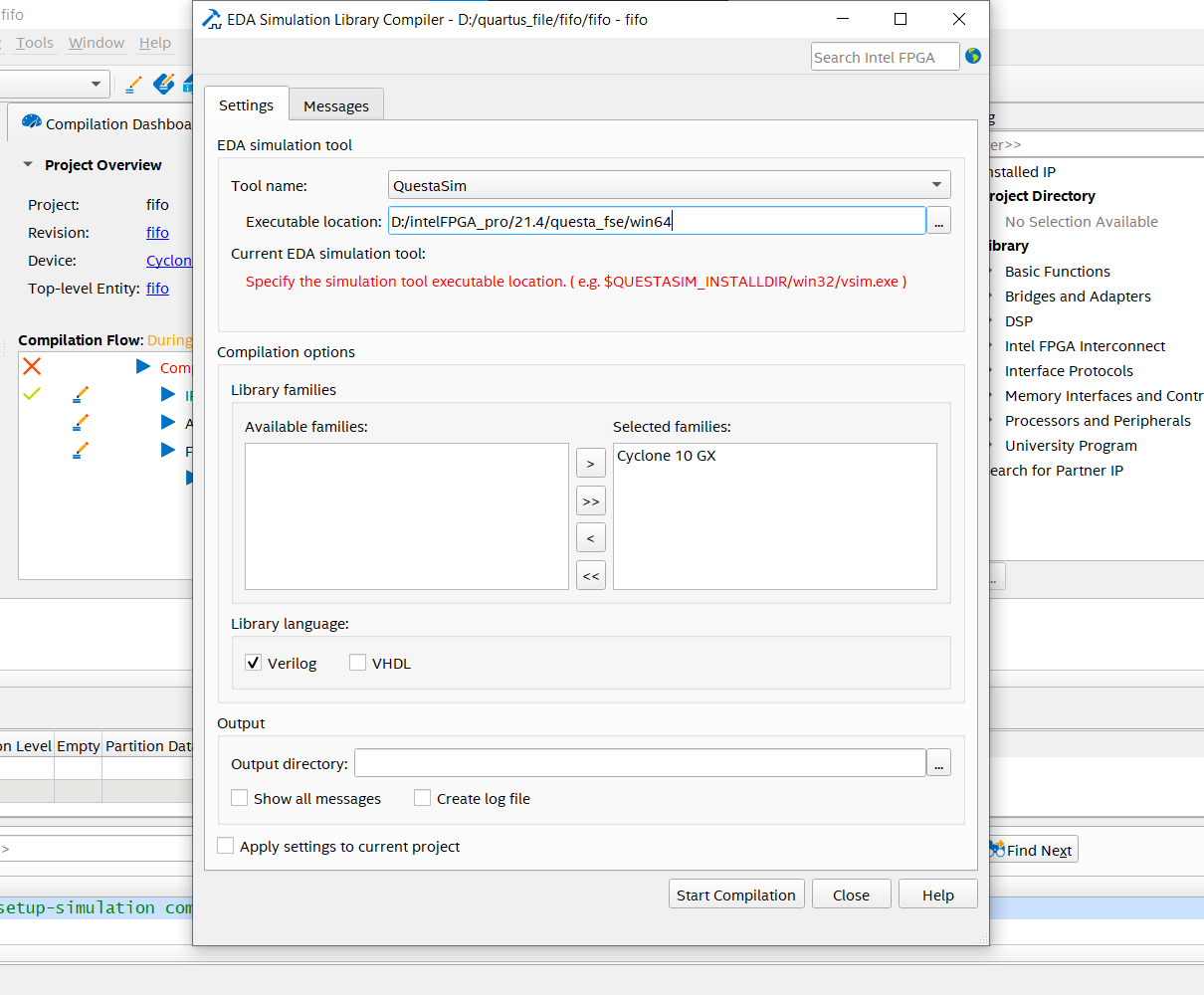 Solved: Questasim - Intel Community
