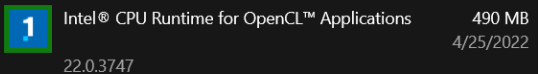 Solved: OpenCL CPU Runtime build error: failed to get platform id - Intel Community