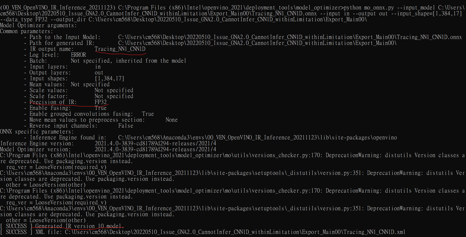 GNA Plugin: Inferring CNN1D with device GNA2.0 does not work - Intel ...
