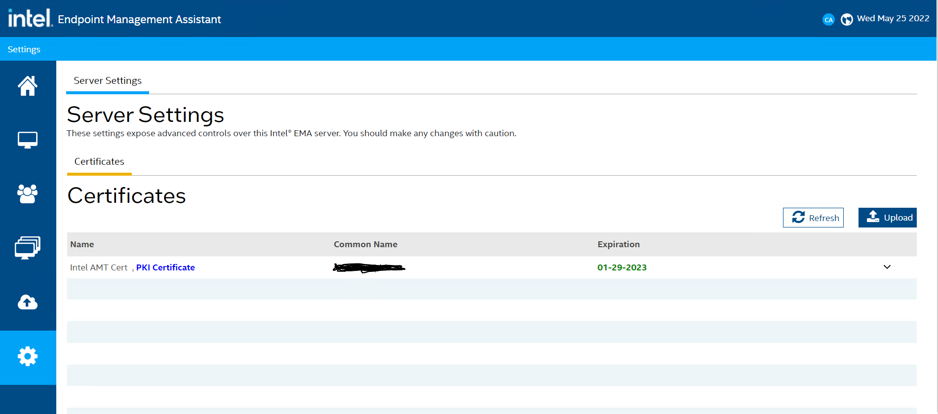 Solved: EMA 1.7.1 TLS-PKI Cert Issue - Intel Community