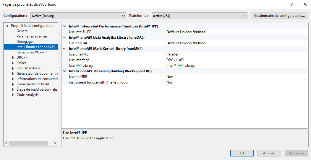 Problem to use OneDNN on visual studio 2022 - Windows 10 - Intel Community