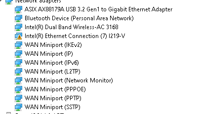 intel ethernet connection i7 1219-v not working - Intel Community