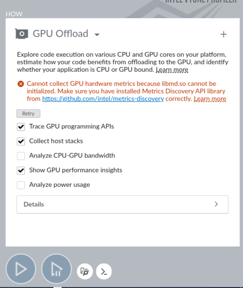 Solved: vtune analysis for GPU hotspots fails - Intel Community
