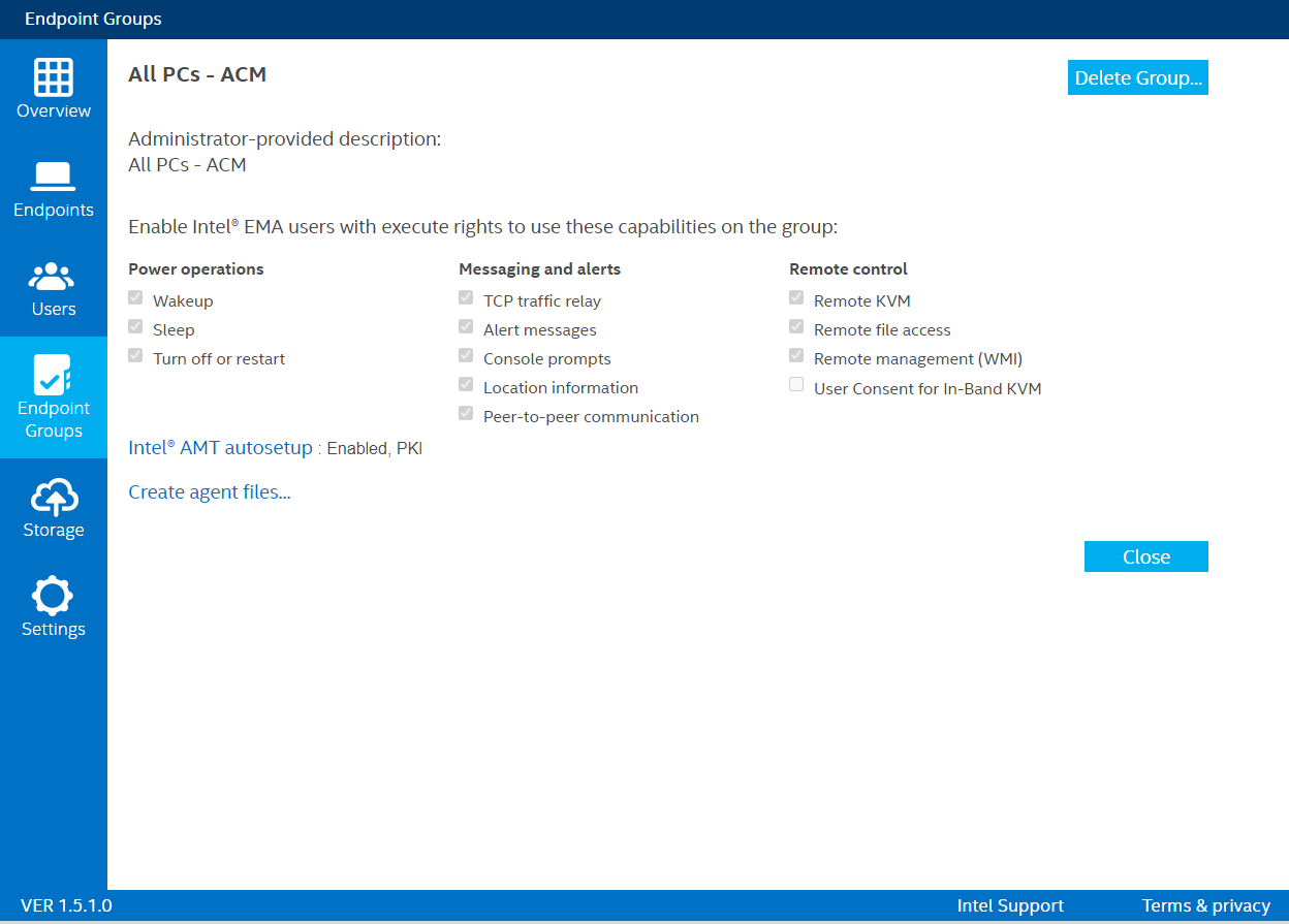 Intel EMA - How do you edit the Endpoint Group Policy? - Intel Community