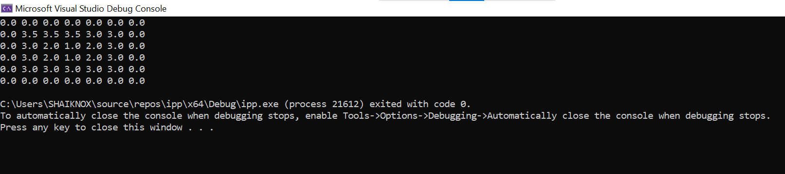 Solved: ippiCopyConstBorder got wrong value - Intel Community