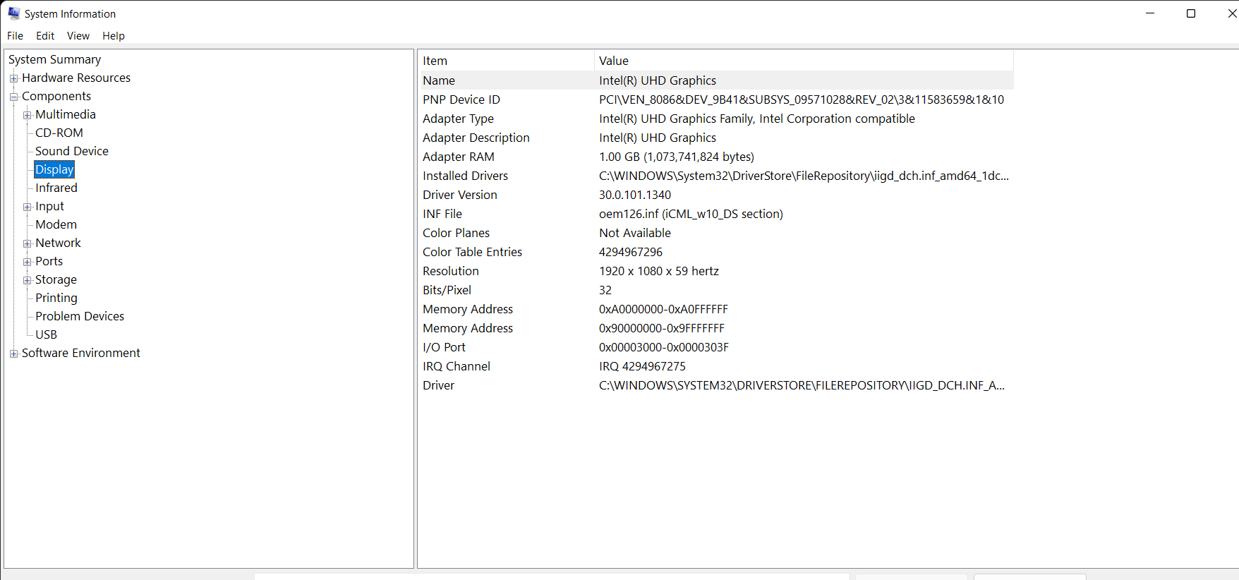CAN I INCREASE MY DEDICATED VIDEO MEMORY ? THESE ARE MY SPECS - Intel ...