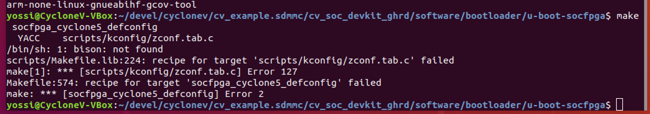RocketBoards Cyclone V - Linux Compilation - Intel Community