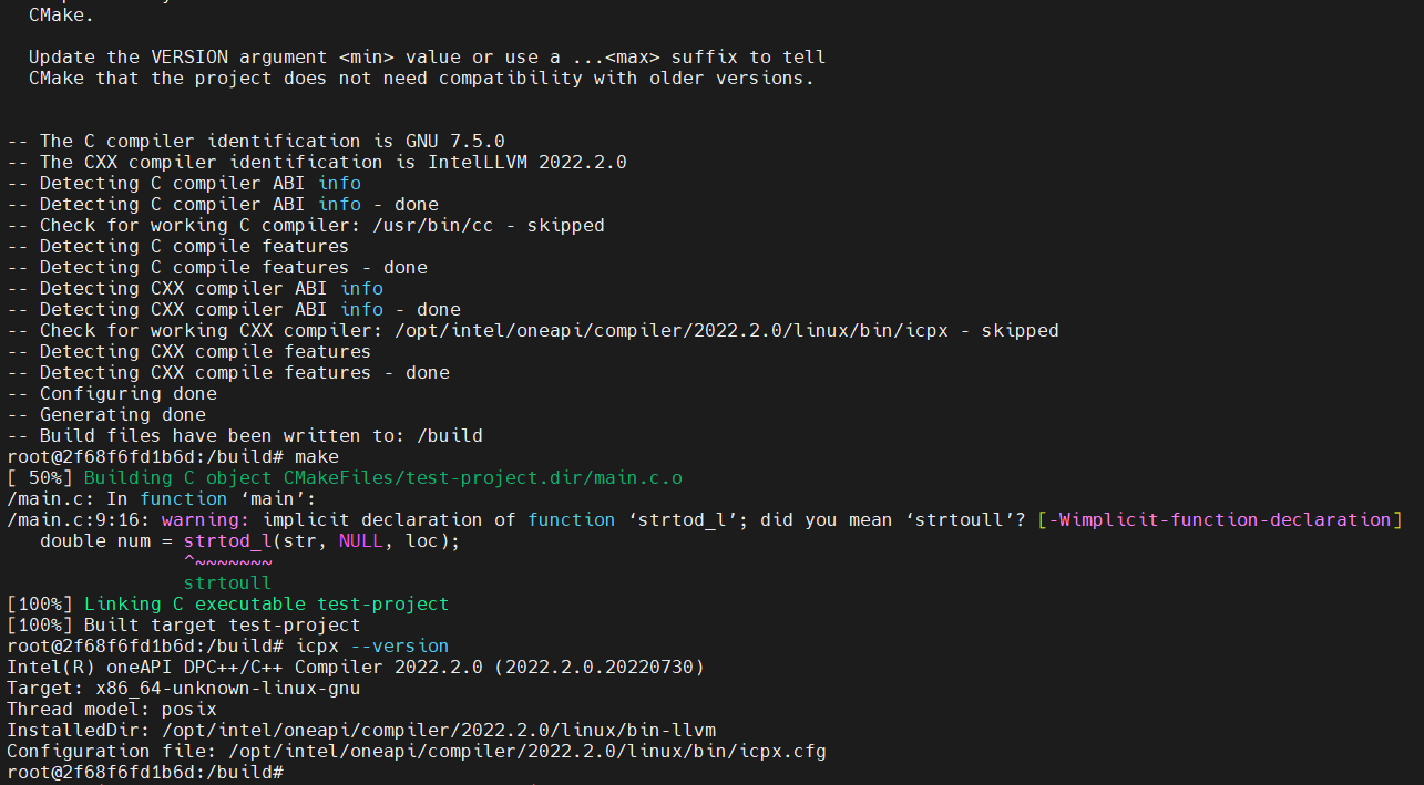 Build failure with with newer 2022.2. compiler in pipeline - Intel ...