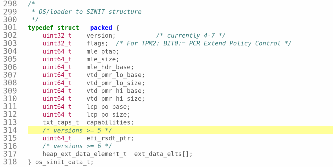 Typos in TXT development guide 315168-017 - Intel Community