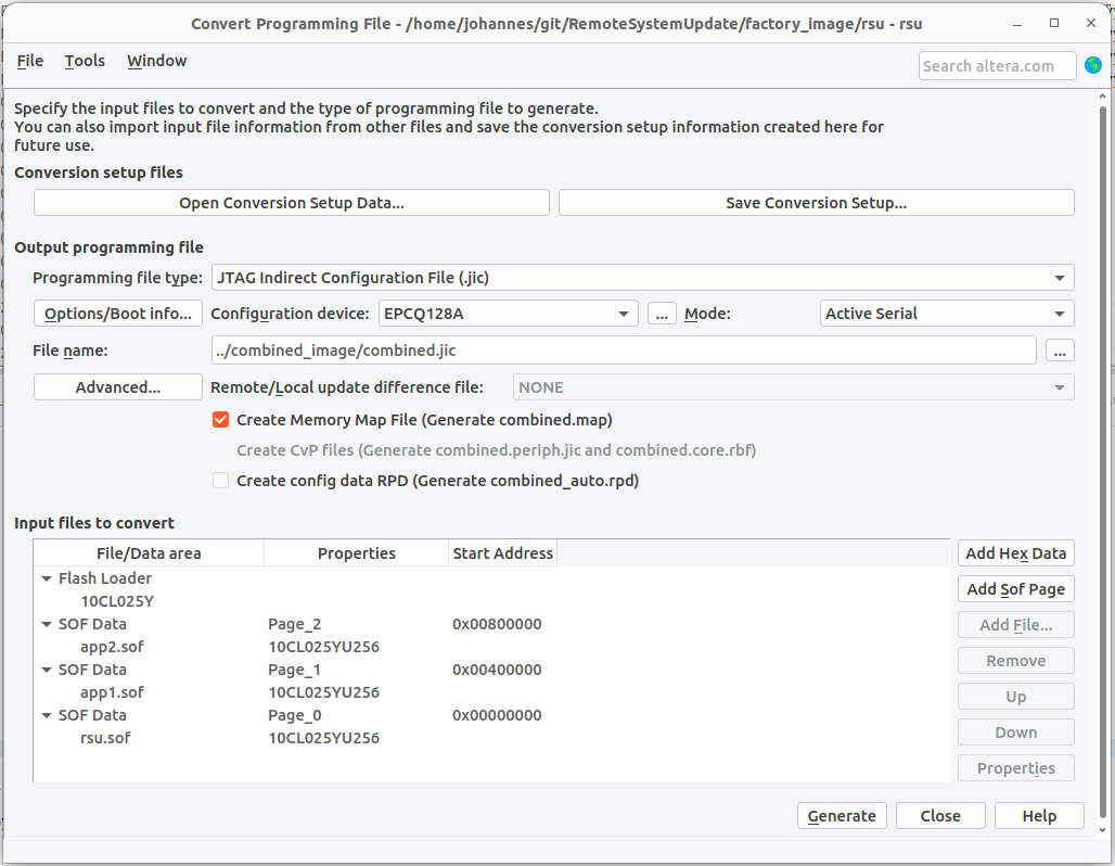 Solved: Remote System Update for Cyclone 10 LP with UART IP core and NIOS2 softcore - Intel ...