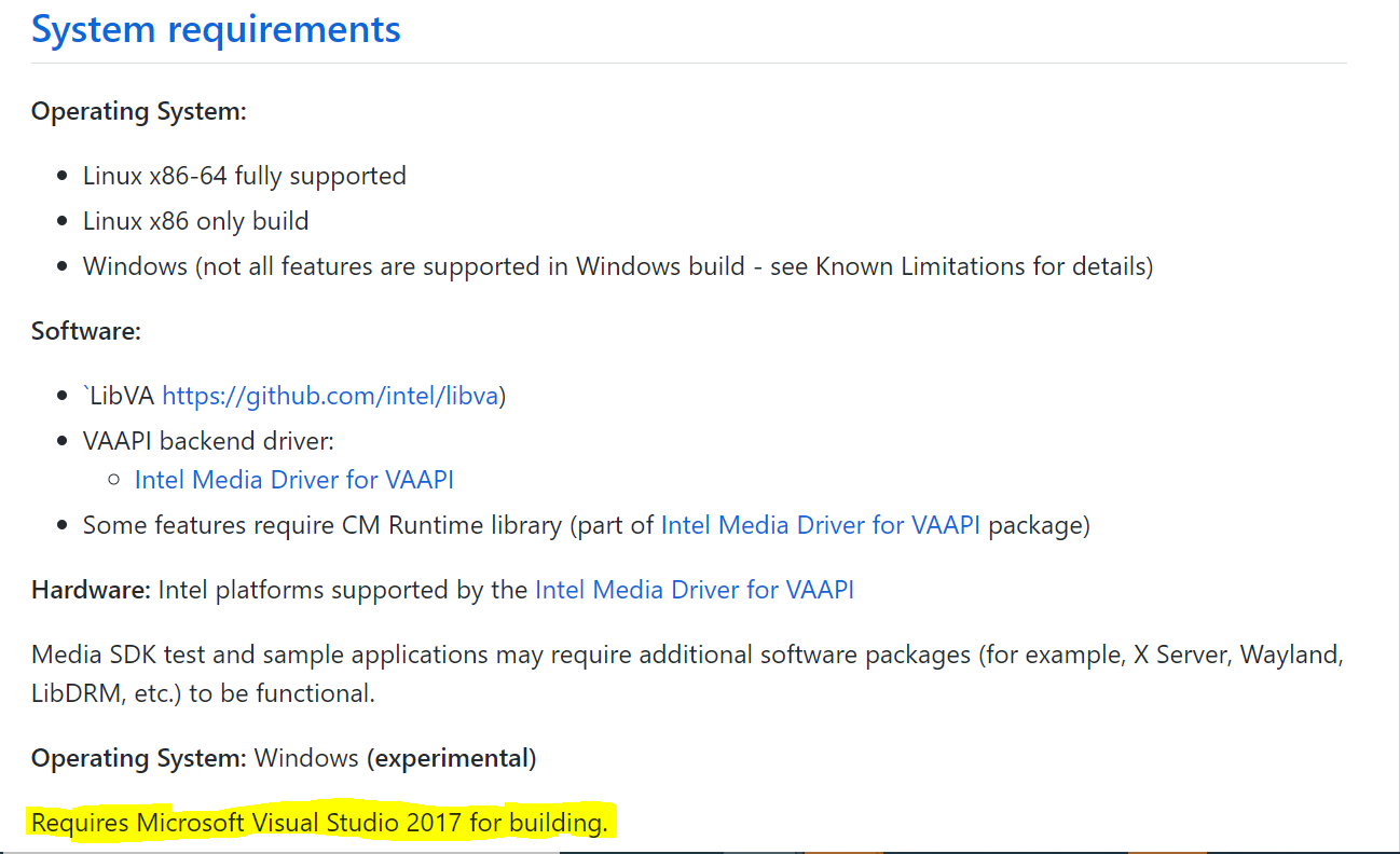Intel Media SDK fails to install on Windows 10 Pro - Intel Community