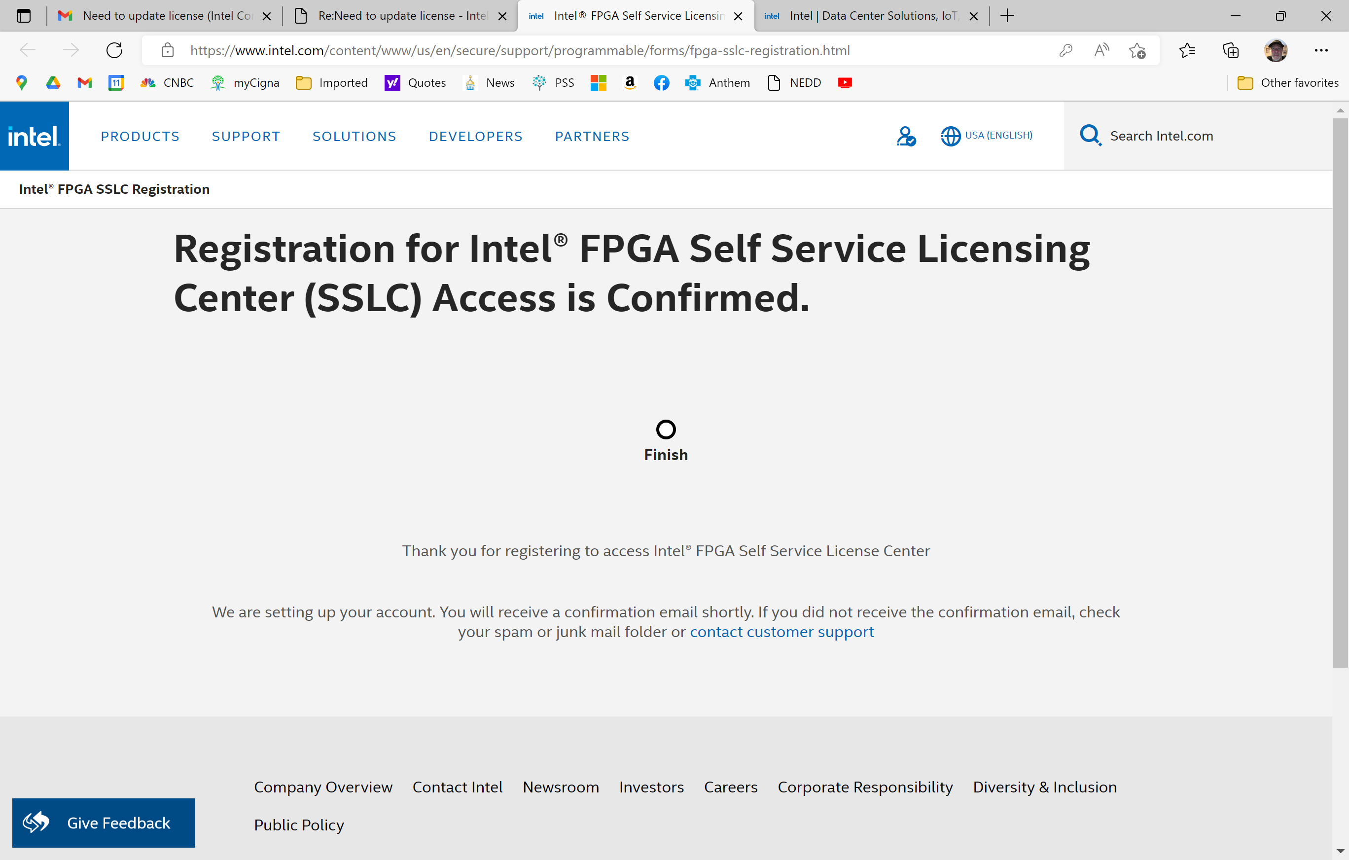 Need to update license - Intel Communities