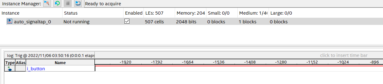 signal tap invalid data received - Intel Community