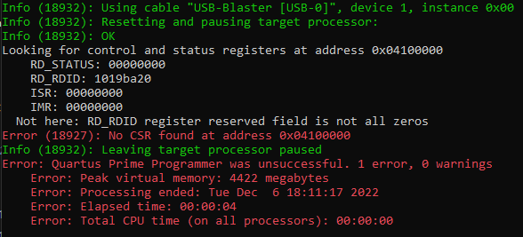 Solved: Eclipse - Serial Flash Controller II IP-Core - Micron MT25QL256 - The initial process ...