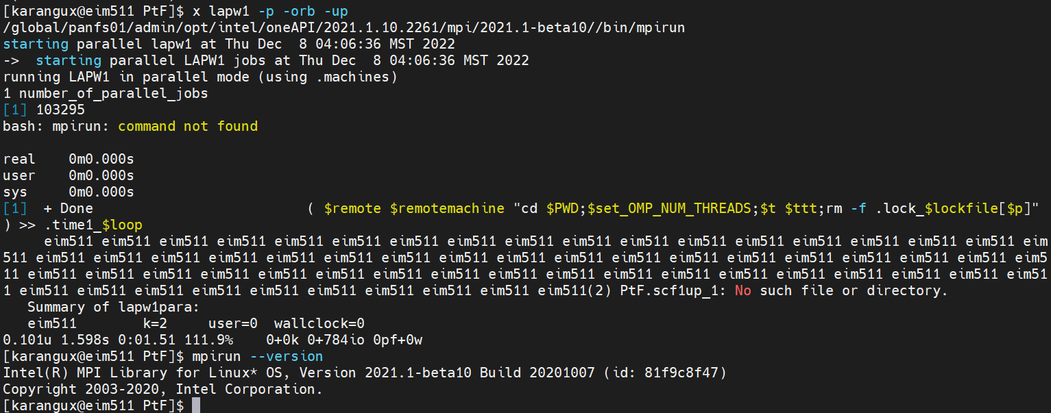 Solved: Crash using impi - Intel Community