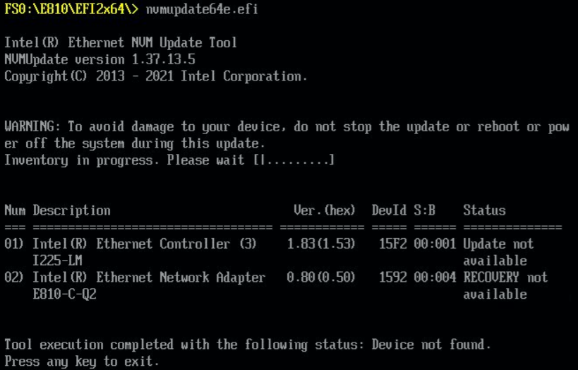 Solved: How to recover 810-C-Q2 from "RECOVERY not available" mode with ...