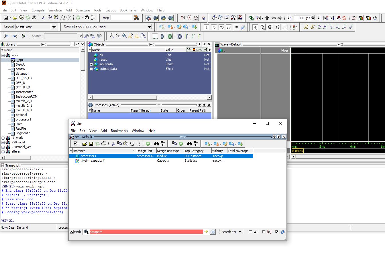 Solved: Intel FPGA Questor simulation doesn't see lower level components - Intel Community