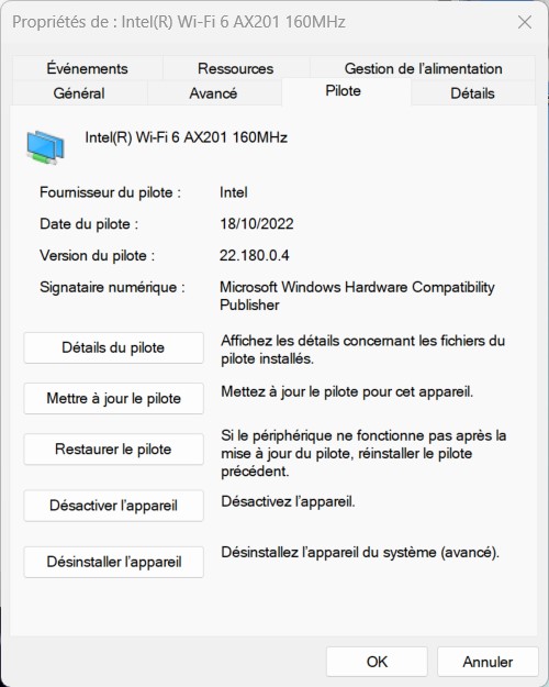 Setup Module Wifi AX201 160Mhz Hotspot. - Intel Community