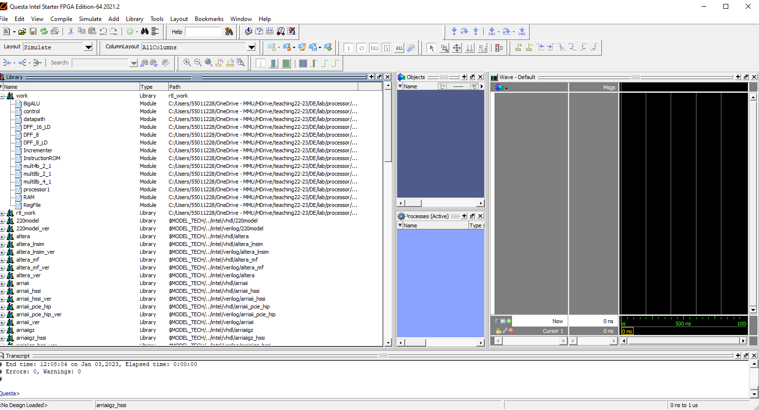 Solved: Intel FPGA Questor simulation doesn't see lower level components - Intel Community