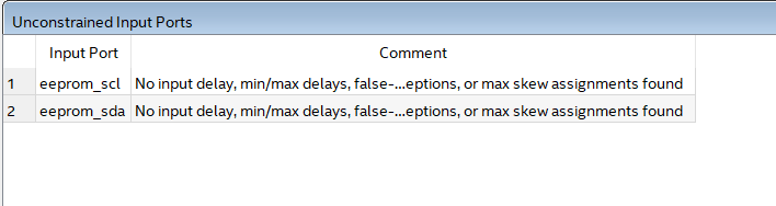 Solved How Do Timing Constraint For I2c Bus Intel Community