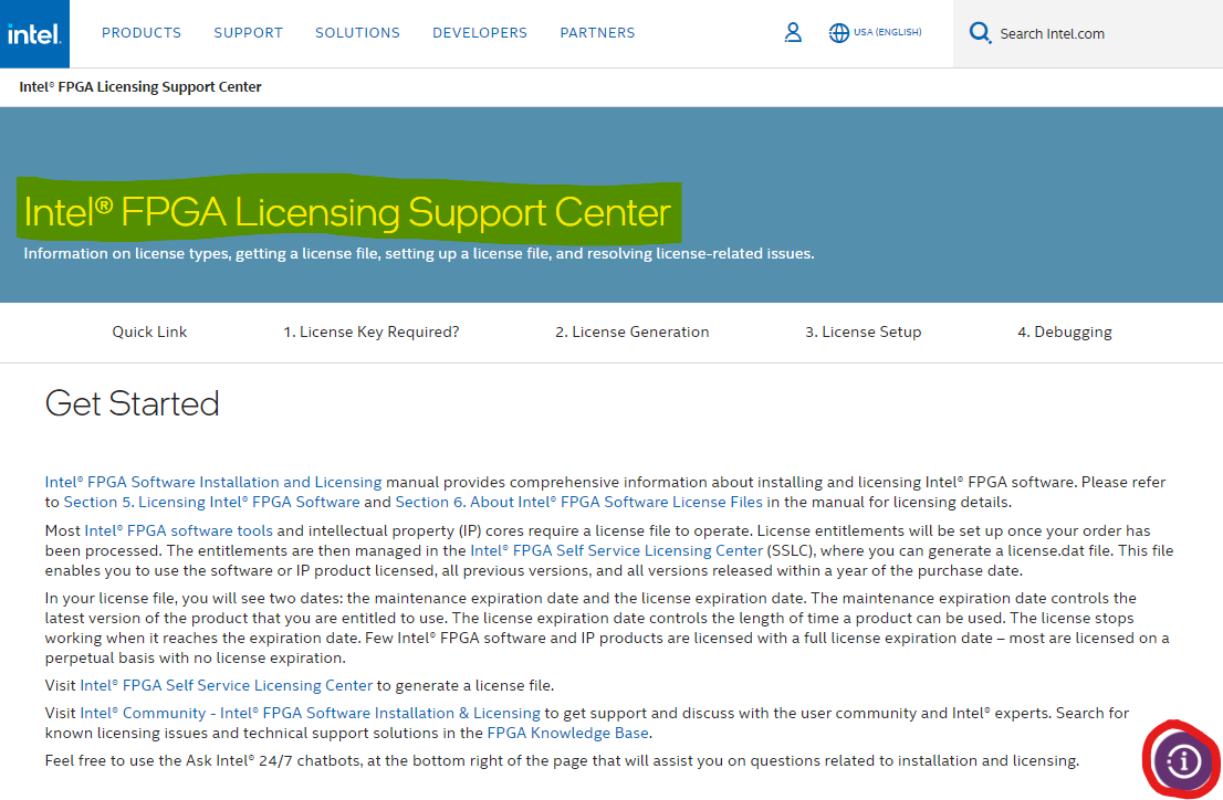One-Stop Support Experiences for FPGA Download and Licensing Question ...