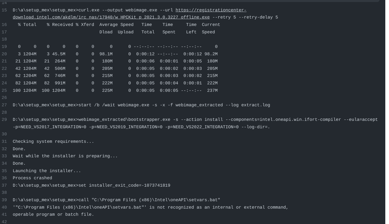 Fail to install oneAPI 2021 on Windows Server 2022 - Intel Community