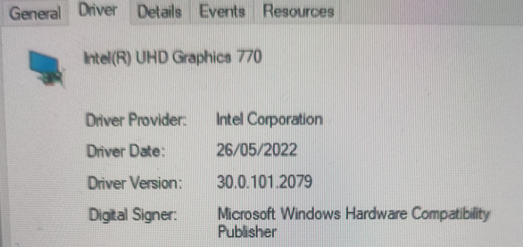 Intel Display Driver 30.0.101.2079 26-05-22 - Intel Community