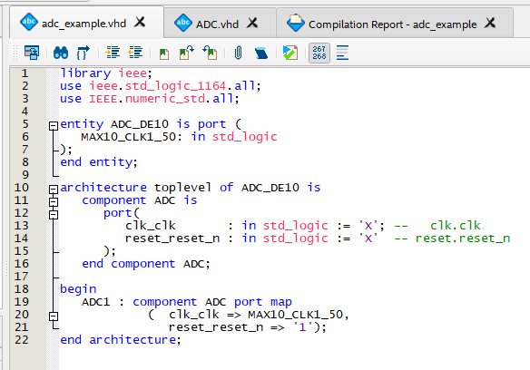 Solved: ADC toolkit - Max10 10M50DAF484C7G - Intel Community